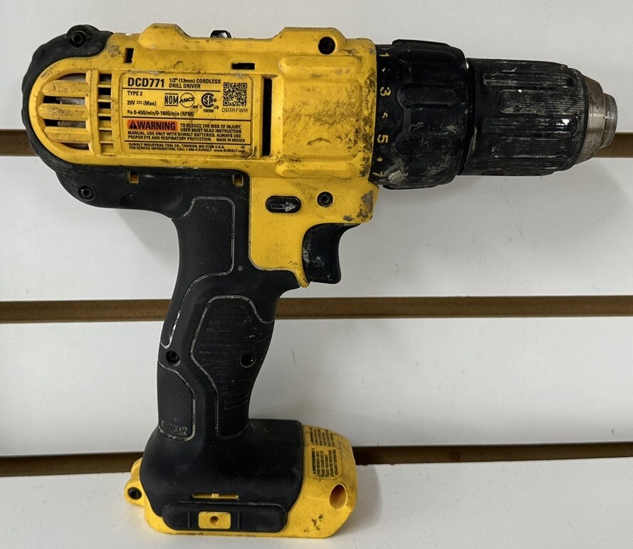 DEWALT DCD771 20V Cordless Drill/Driver (Tool Only) | eBay