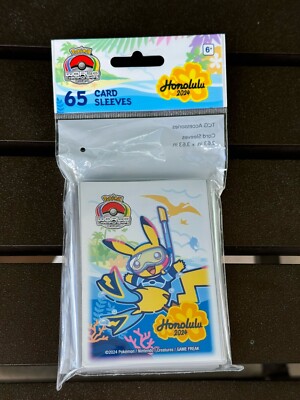 2024 Pokemon World Championships Honolulu Hawaii Card Sleeves | eBay