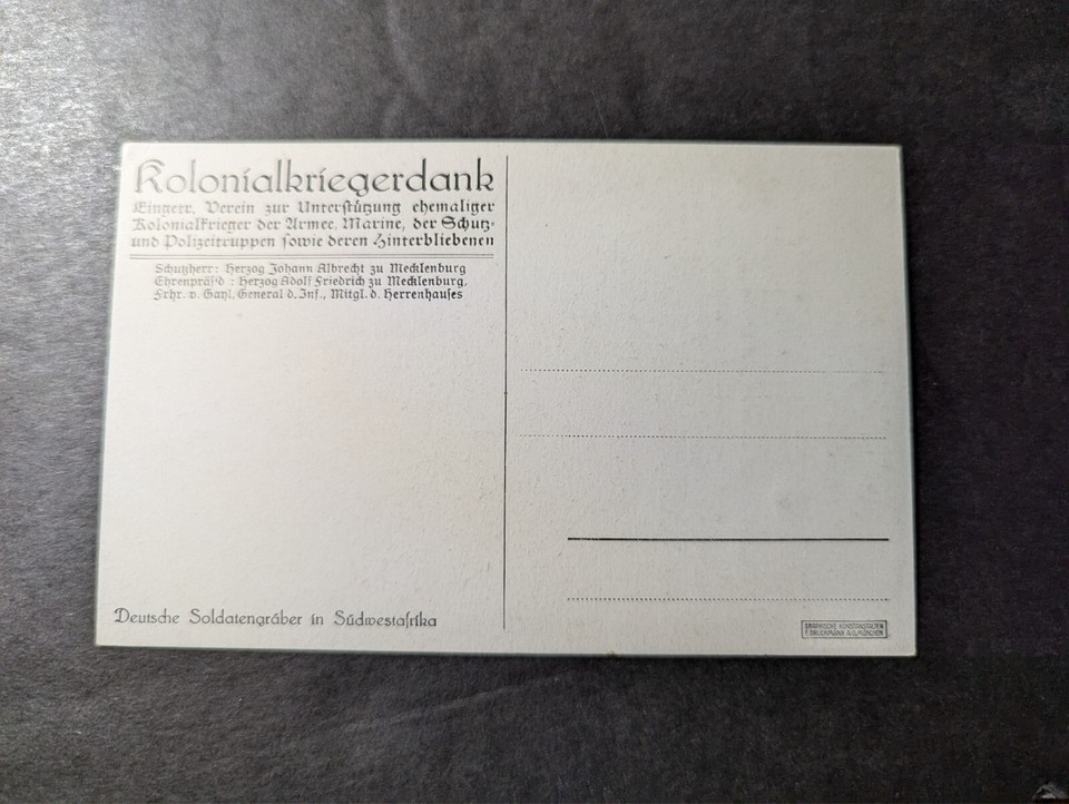 Mint Germany Colony Postcard German Colony in Africa Series 13 | eBay