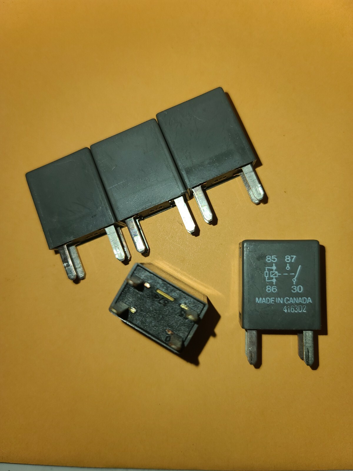 4-Pin Relays 5-Pack 13500114 12088567 High Power 4 Terminal Relays OEM ...