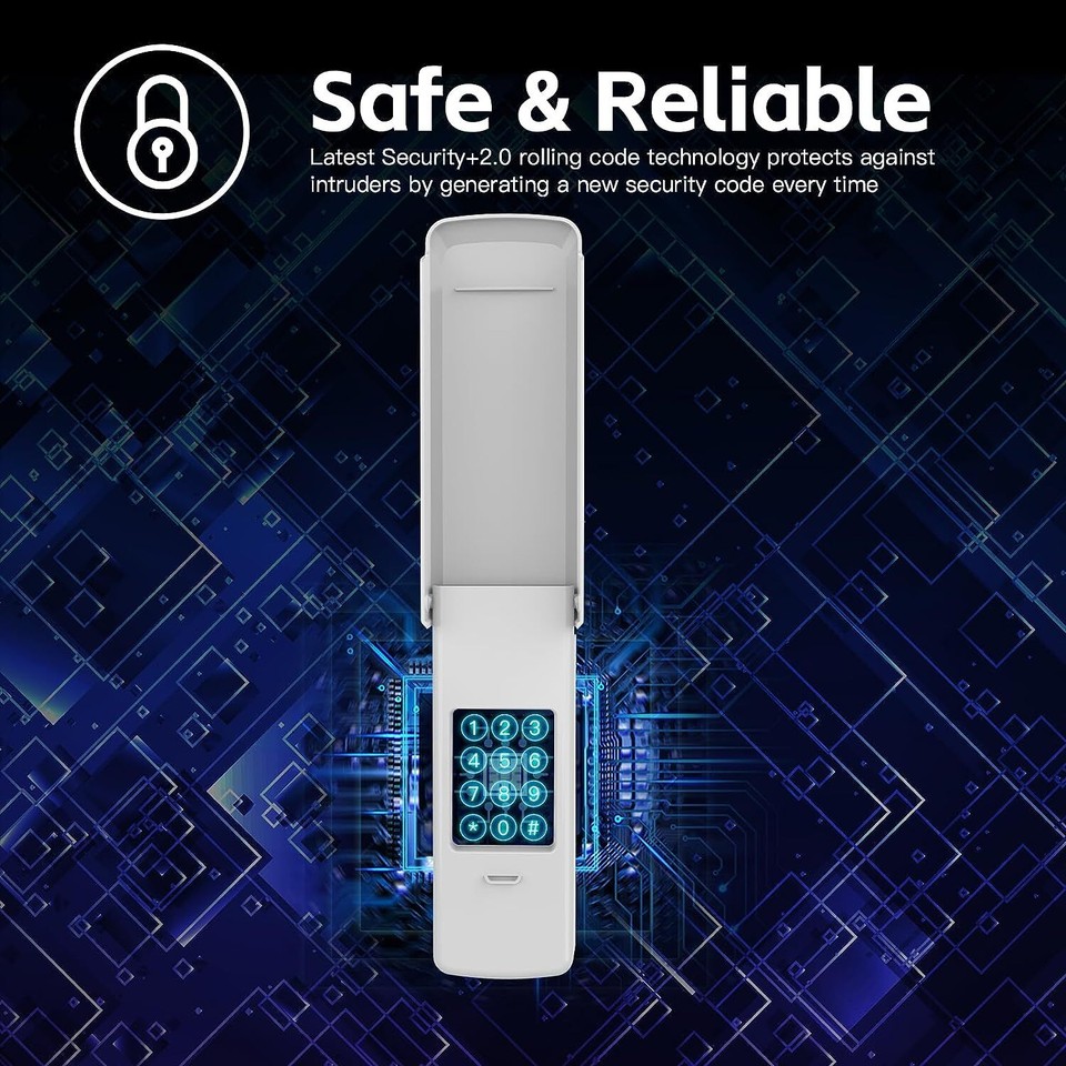 877LM 877Max For Liftmaster Craftsman Garage Door Keyless Keypad Entry ...