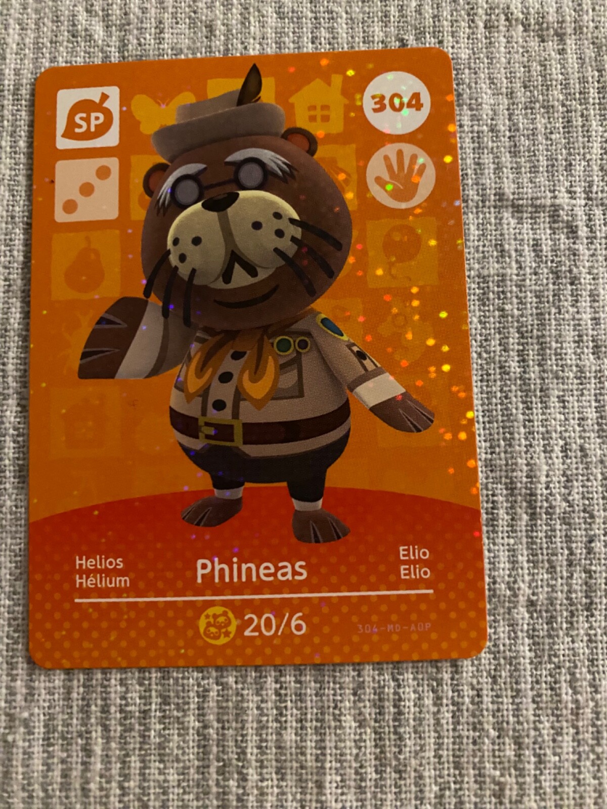 304 PHINEAS Animal Crossing Amiibo Card #304 Authentic ACNH | eBay ...