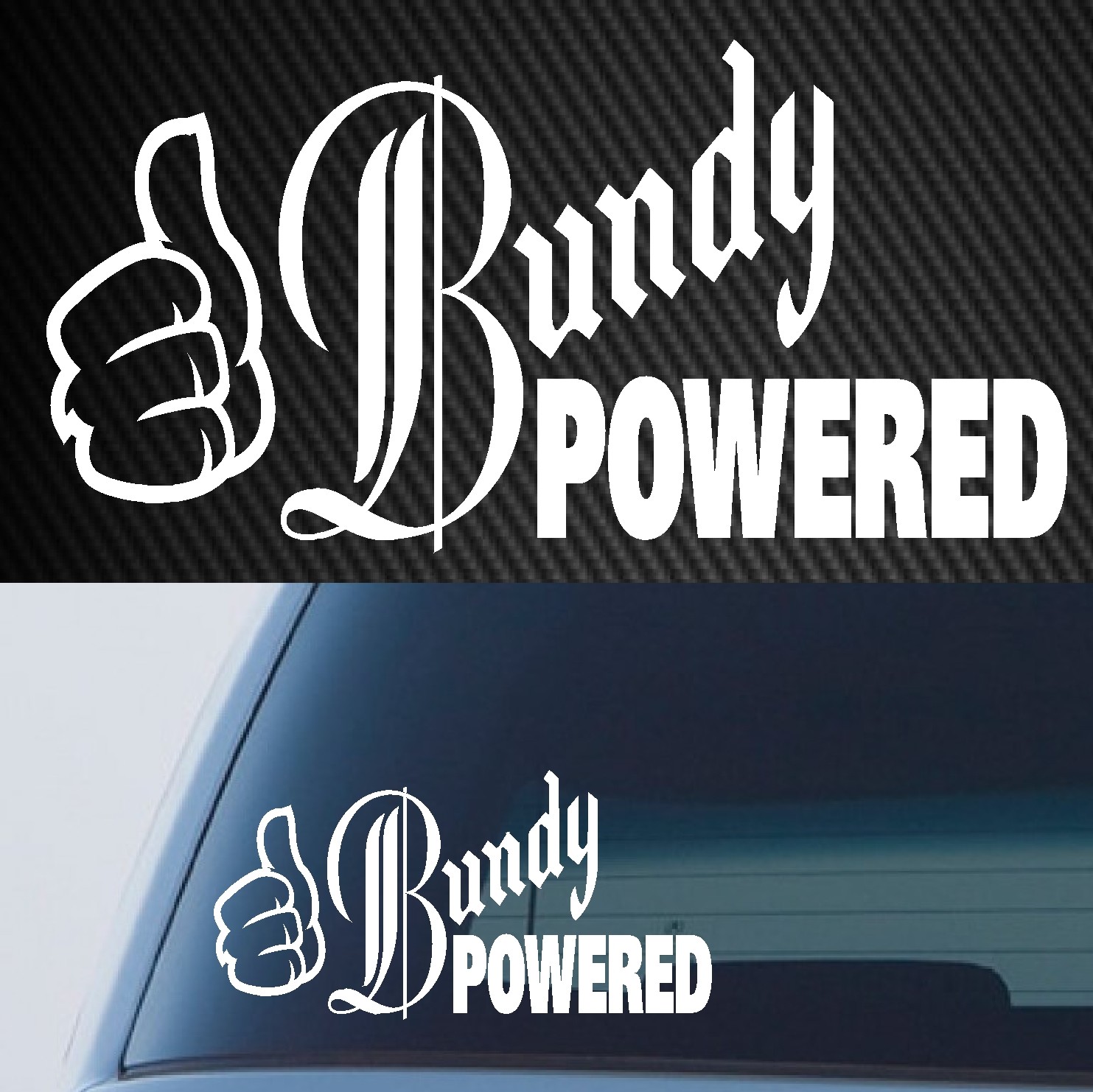 CAR 4X4 4WD bundy bogan rum POWER ute sticker decal | eBay