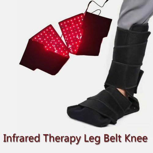 660nm&850nm Red Light Infrared Therapy Legs Wrap Pad Massage Pain ...