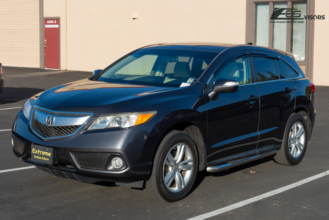 EOS Visors For 13-18 Acura RDX JDM Mugen Side Vent Window Visor Rain ...