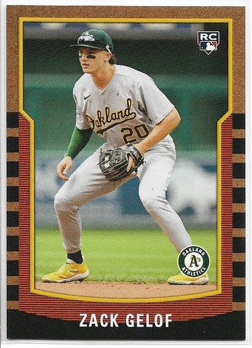 2024 Topps Throwback Thursday Zack Gelof Rookie #33 IN HAND Athletics ...