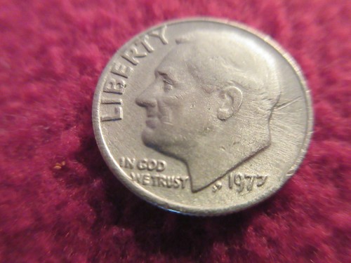1977p ROOSEVELT DIME MISSING PART OF DATE " 7 " IS MISSING ERROR | eBay