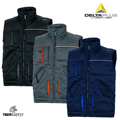 Delta Plus Panoply Stockton Mach2 Padded Multi Pocket Work Vest Gilet ...