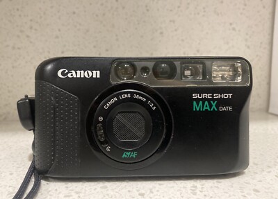 CANON Sure Shot Max Date 35mm Film Camera - Excellent Untested Need ...