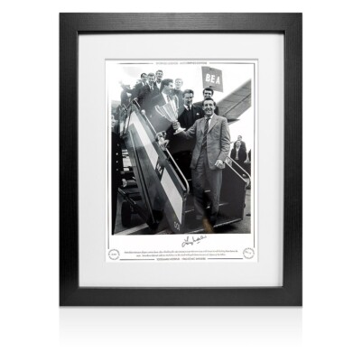 Framed Tony Marchi Signed Tottenham Hotspur Photo - 1963 European Cup ...