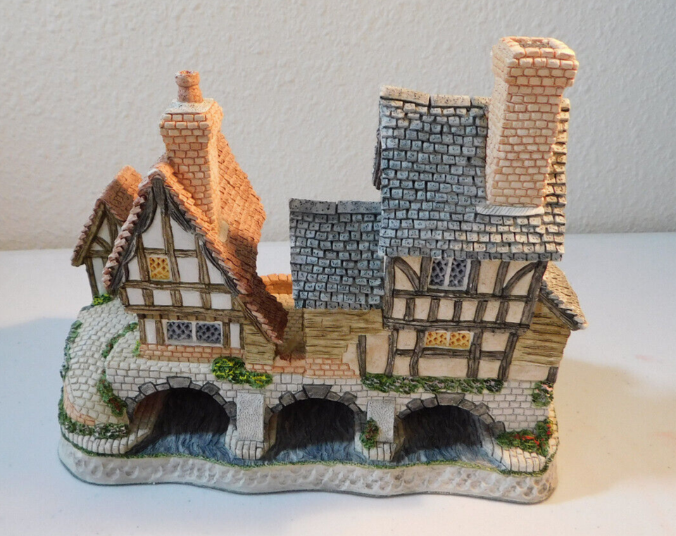 DAVID WINTER COTTAGES "ARCHES THRICE" W/BOX & COA HAND SIGNED by DAVID ...