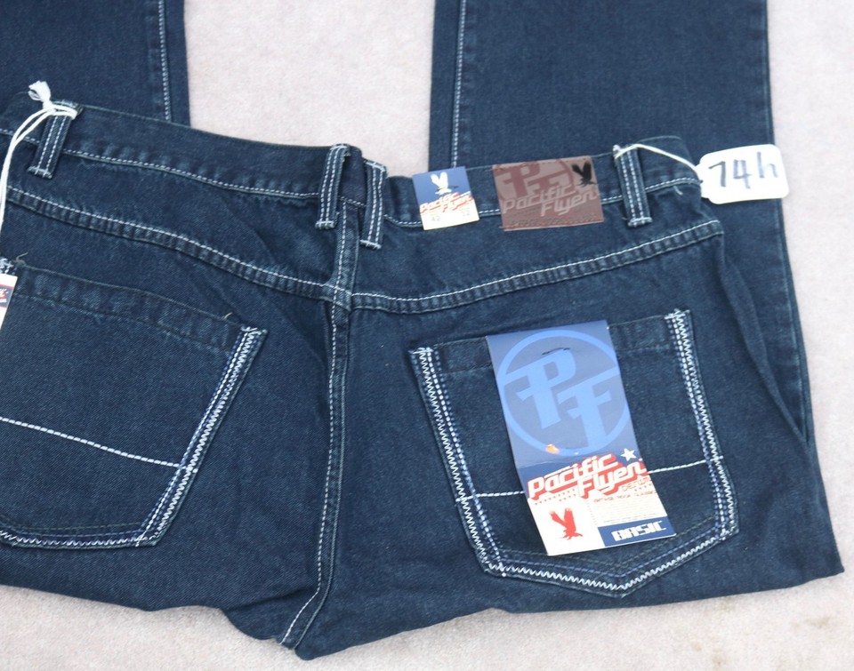 PACIFIC FLYER Jean Pants for Men - W42 X L32. TAG NO. 74h | eBay