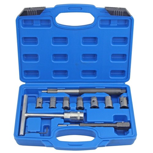 10pc Diesel Injector Seat Cutter Set BMW Mercedes-Benz PSA Renault Ford ...