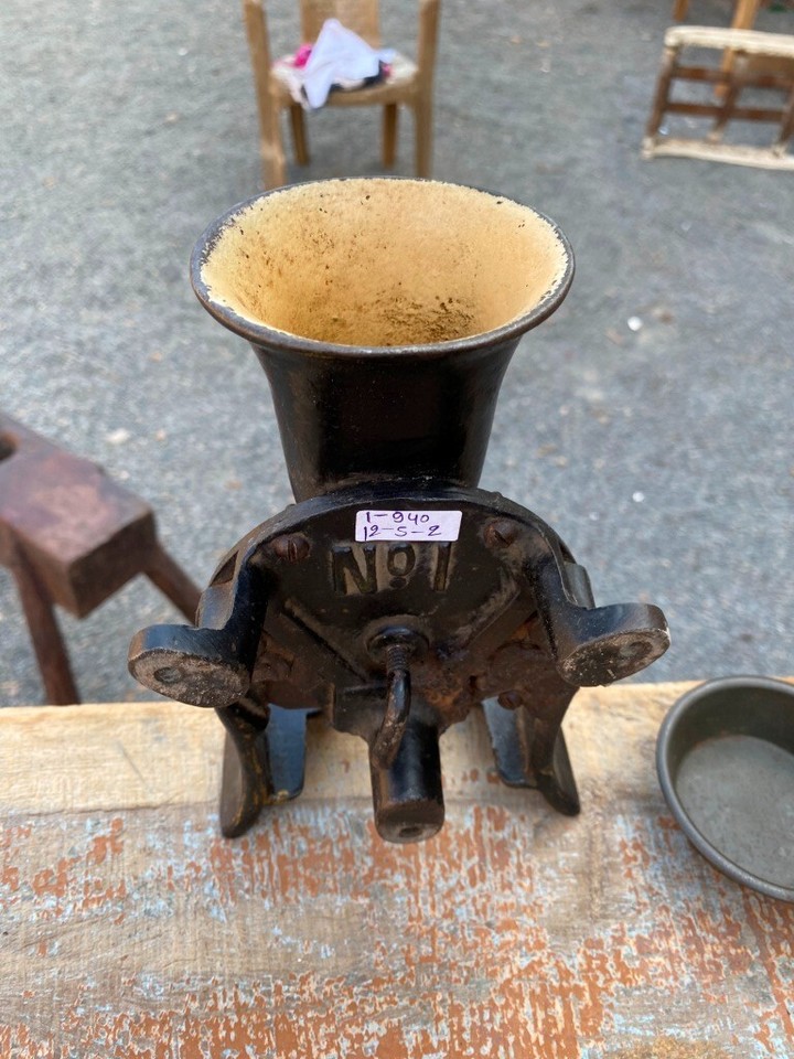 Antique Old Spong & Co. Ltd. - Antique Hand Coffee grinder, Douwe ...
