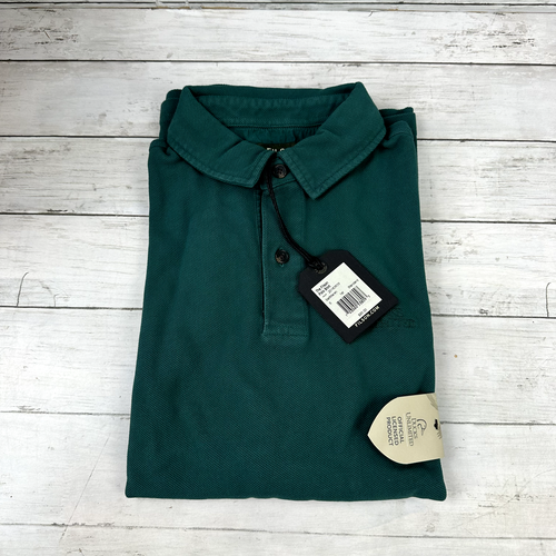 Filson x Ducks Unlimited Salt Marsh Dark Green Rugby Cotton Polo Size ...