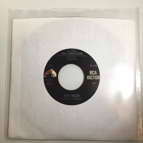 Elvis - Almost In Love / A Little Less Conversation 45 EXCELLENT 1968 ...