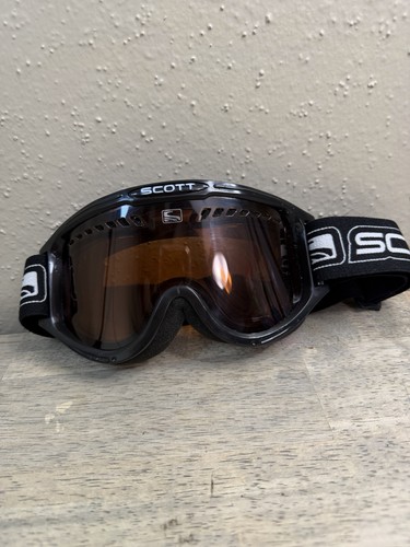 Vintage Scott Motocross Goggles Black Frame MX BMX Ski Snow Made in USA ...