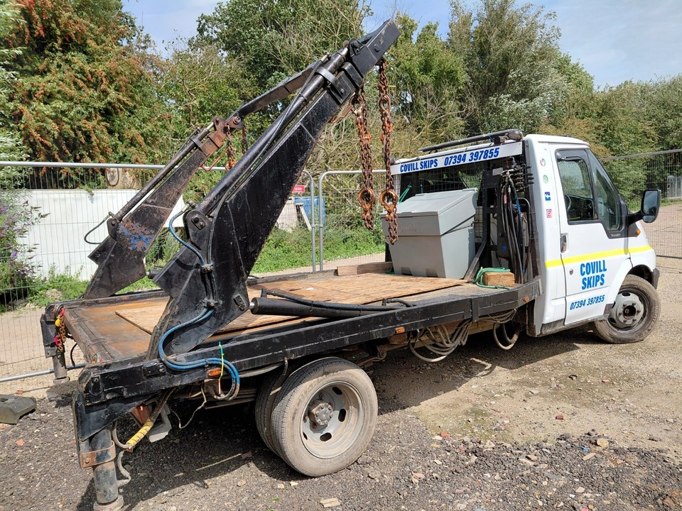 Ford Transit SKIP TRUCK | eBay UK