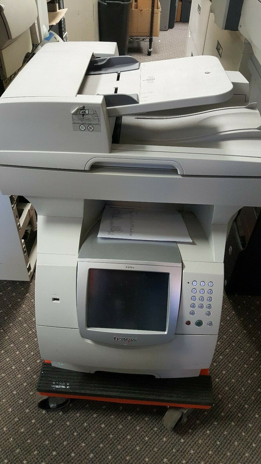 Lexmark X646E All-In-One Laser Printer (22G0325) Working perfectly ...