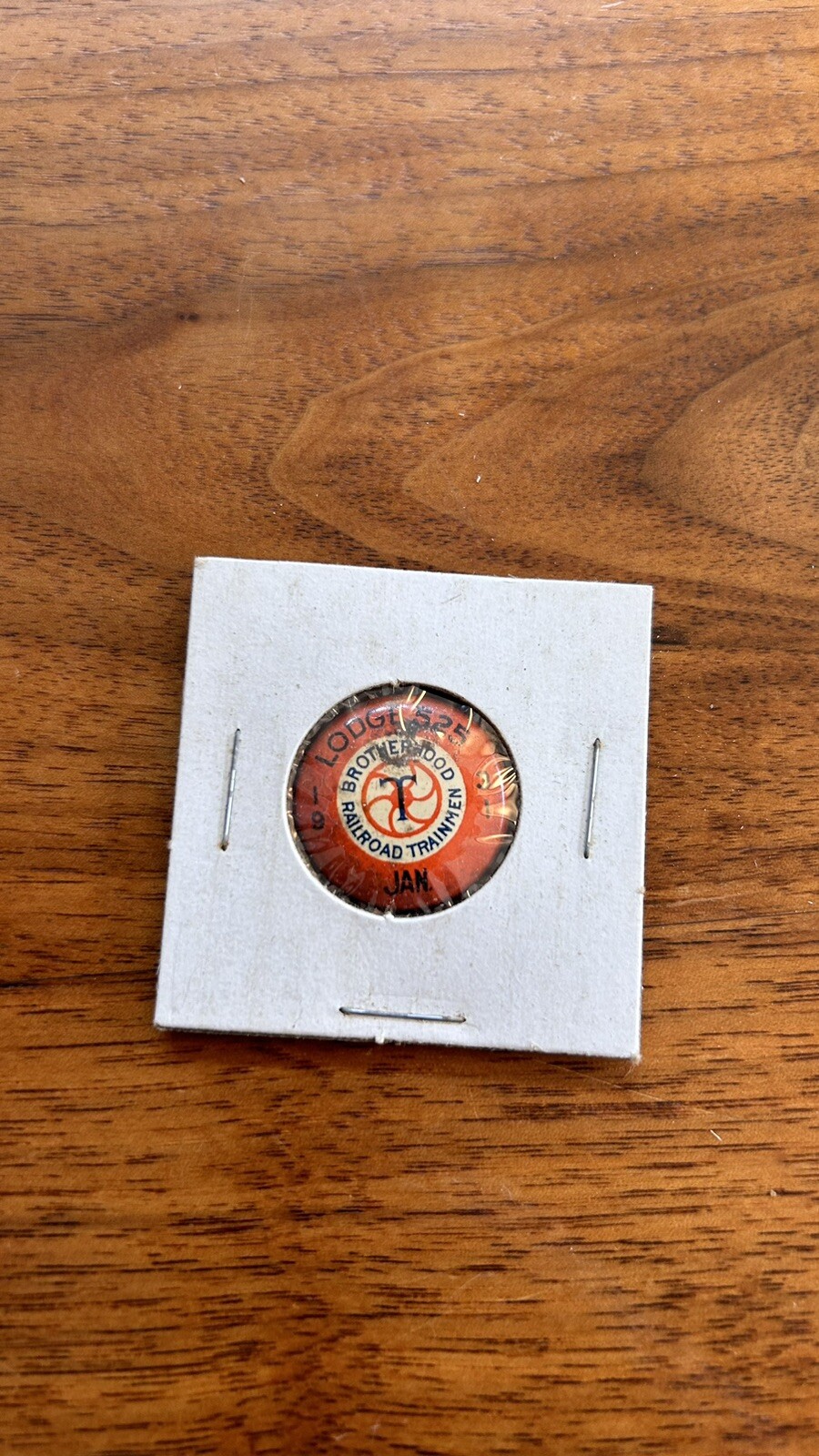 Brotherhood Railroad Trainmen Union,B of R T, Jan 1931 Pin Pinback ...