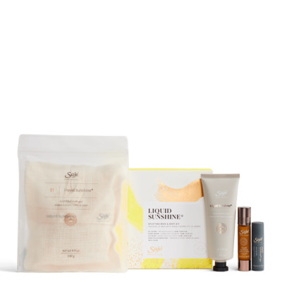 Saje Liquid Sunshine Kit Roll-On Lip Balm Citrus Hand Cream Aromas 5pcs ...