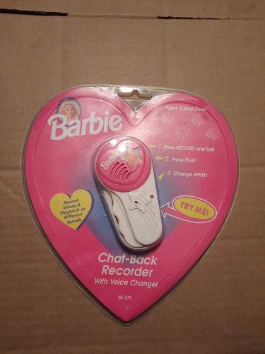 Vintage Mattel Barbie CHAT BACK Voice Recorder 1996 RARE NEW! | eBay