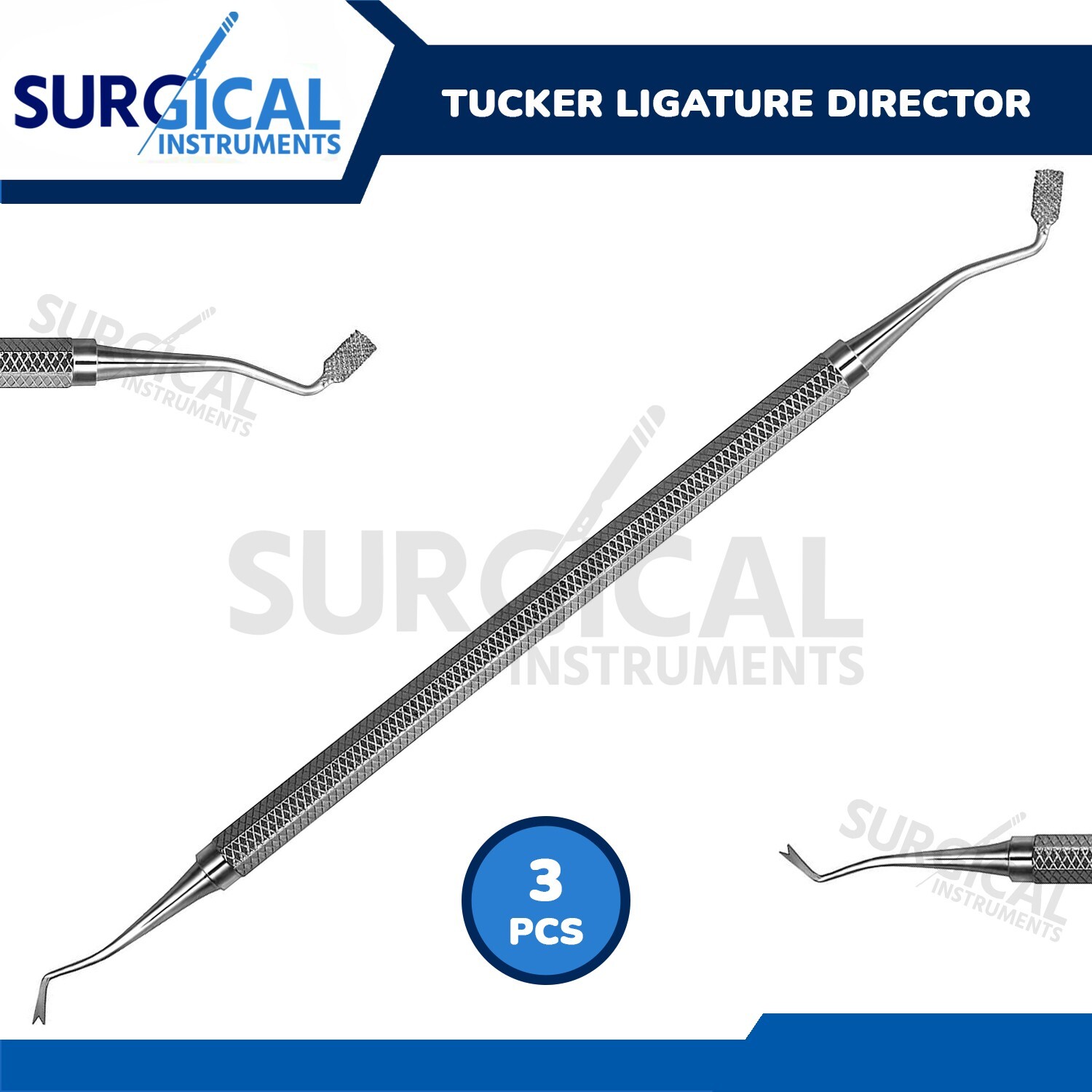 3 Pcs Tucker Ligature Director Orthodontic Dental Instruments # LDT ...