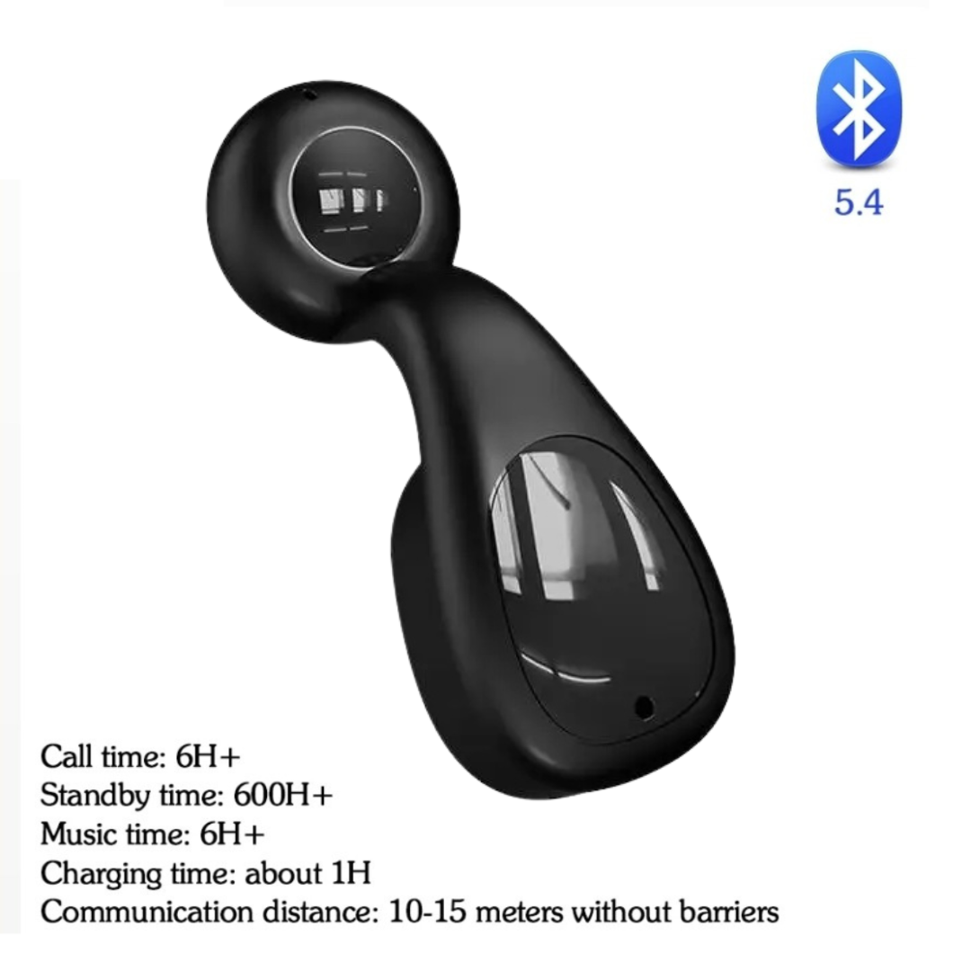 NEW Ear Earring Bluetooth 5.4 Wireless Headset Driving Trucker Earbuds ...