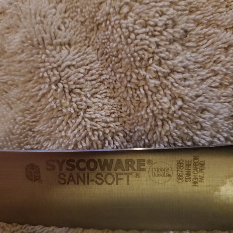 SYSCO WARE 10" SCALLOPED BREAD KNIFE USED # 0867895 "NEAT" | eBay