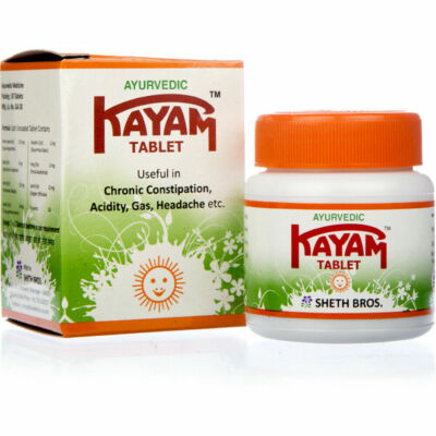 KAYAM Tablet 30tab Herbal Ayurvedic Constipation-Acidity Wellness | eBay