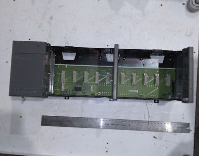 ALLEN BRADLEY SLC500 1746-A10 SER B 10 SLOT RACK SLC 500 1746-P2 SER C ...