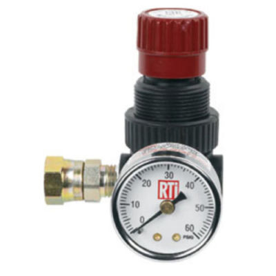 RTI MR1 Paint Spray Gun AIR REGULATOR-MICROMETER with GAUGE Hvlp Auto ...