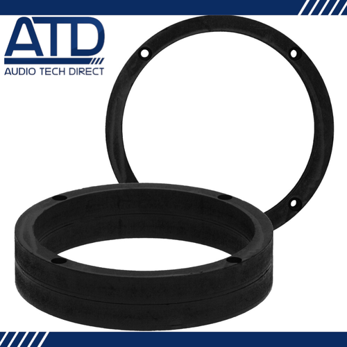MDF Rear Door 165mm 6.5" Speaker Adaptors Rings for Volkswagen Passat ...