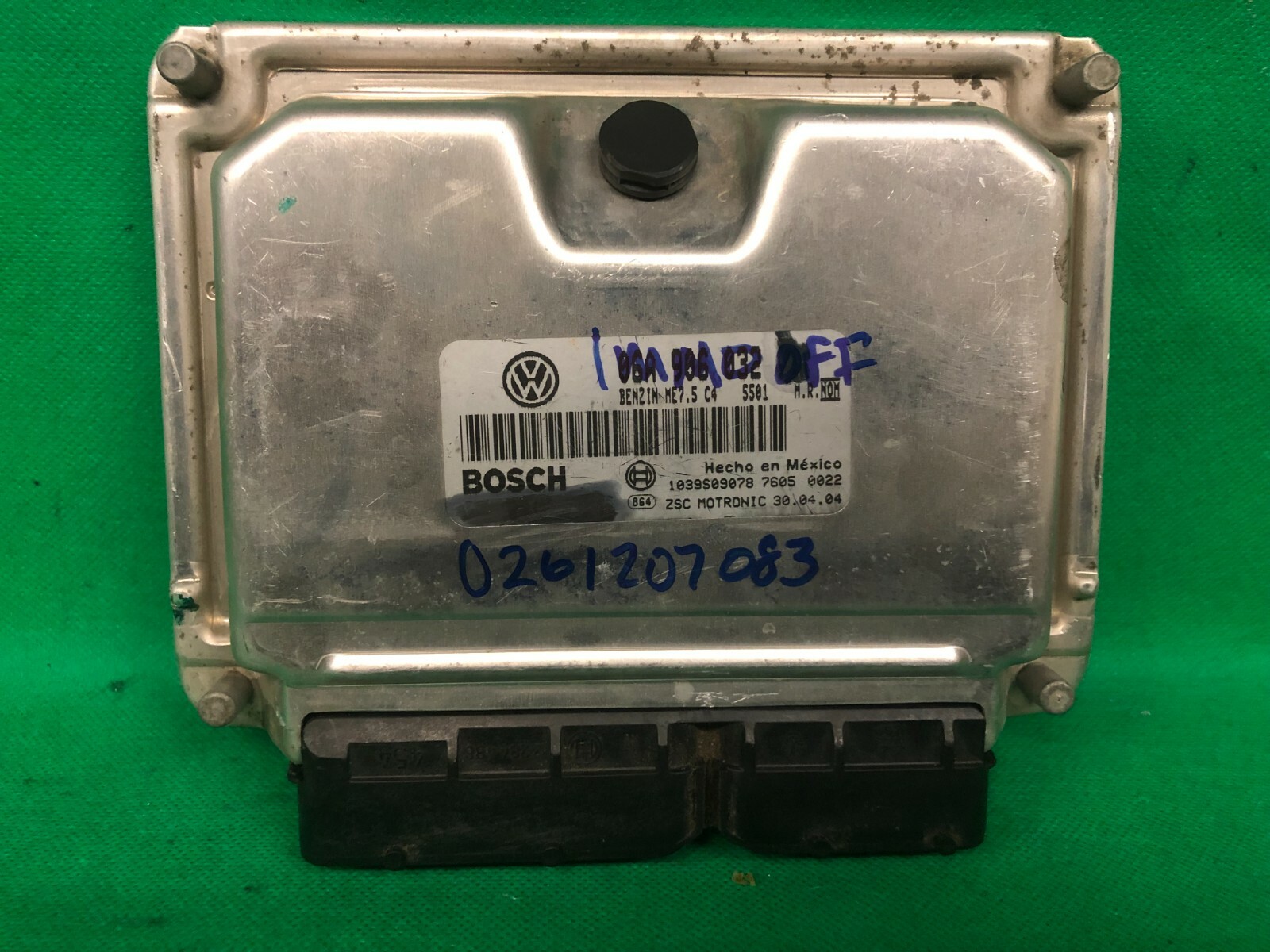 PROGRAMMED PLUG & PLAY 01 VW BEETLE 2.0 MTX ECU ECM PCM COMPUTER 06A ...