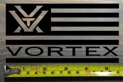 Vortex Optics Sticker Decal Tactical Flag Gear Gun Black 5.5" Guns ...
