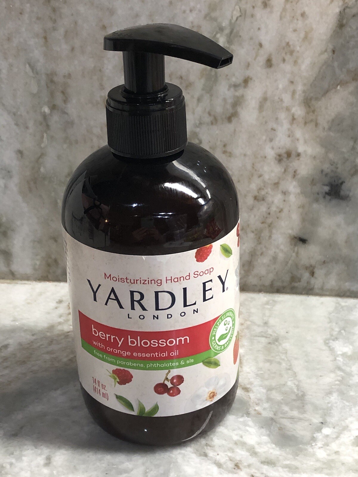 Yardley London Berry Blossom Moisturizing Hand Soap-Orange. Essential ...