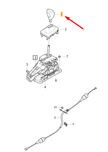 Pommeau de levier de vitesse VOLVO V60 MK1 31437875 NEUF ORIGINAL | eBay