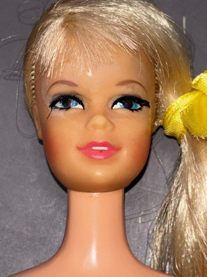 Vintage 1960's Mattel Barbie Talking Stacey Blonde Doll TORSO TLC Body ...