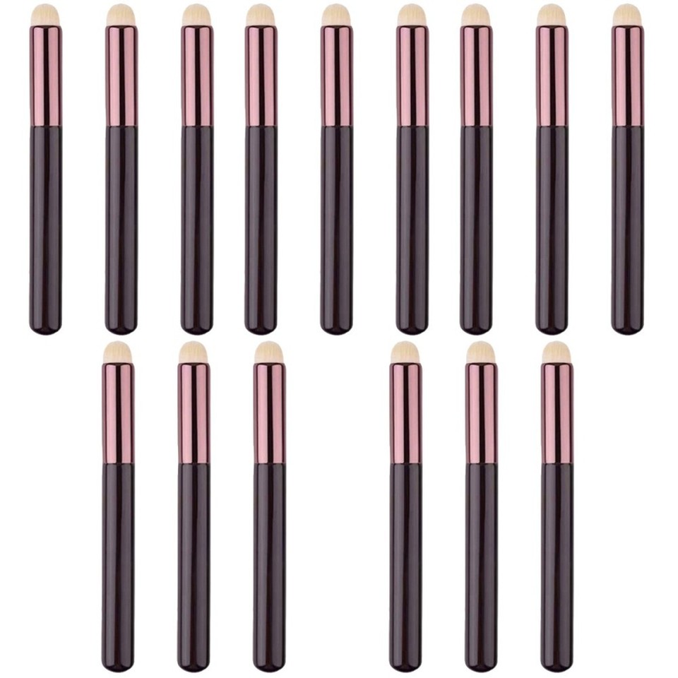 15 pcs Lip Brush Artificial Fiber Makeup Brush Lipstick Lip Gloss ...