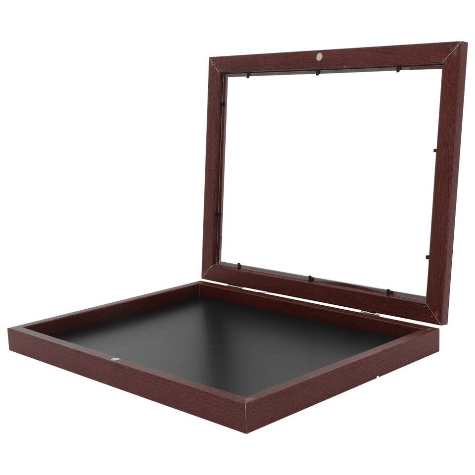 Shirt Display Case 11 X 14 Inch Wooden Frame With Glass For Wall And ...
