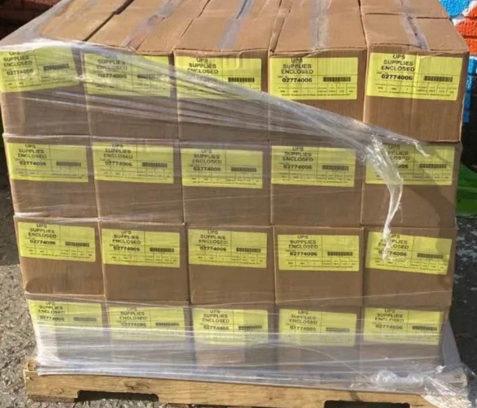60,000 LABELS 4x6 Fanfold Direct Thermal Shipping Label ZEBRA UPS etc ...