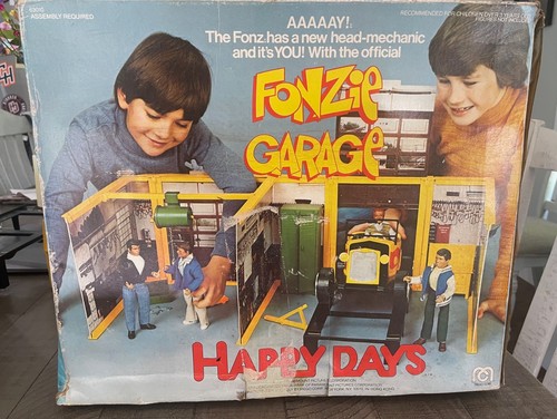 Fonzie Happy Days Garage Play set 1977 with Box | eBay