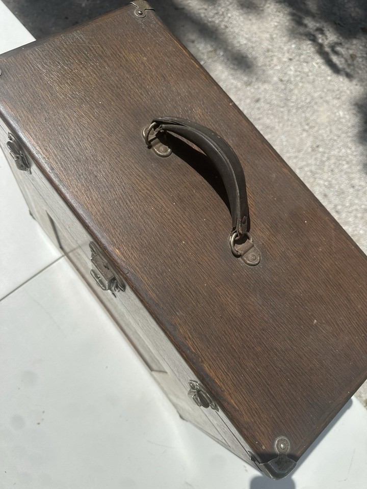 Vintage H. Gerstner & Son 11 Drawers Oak Wood Machinist Tool Chest Box ...