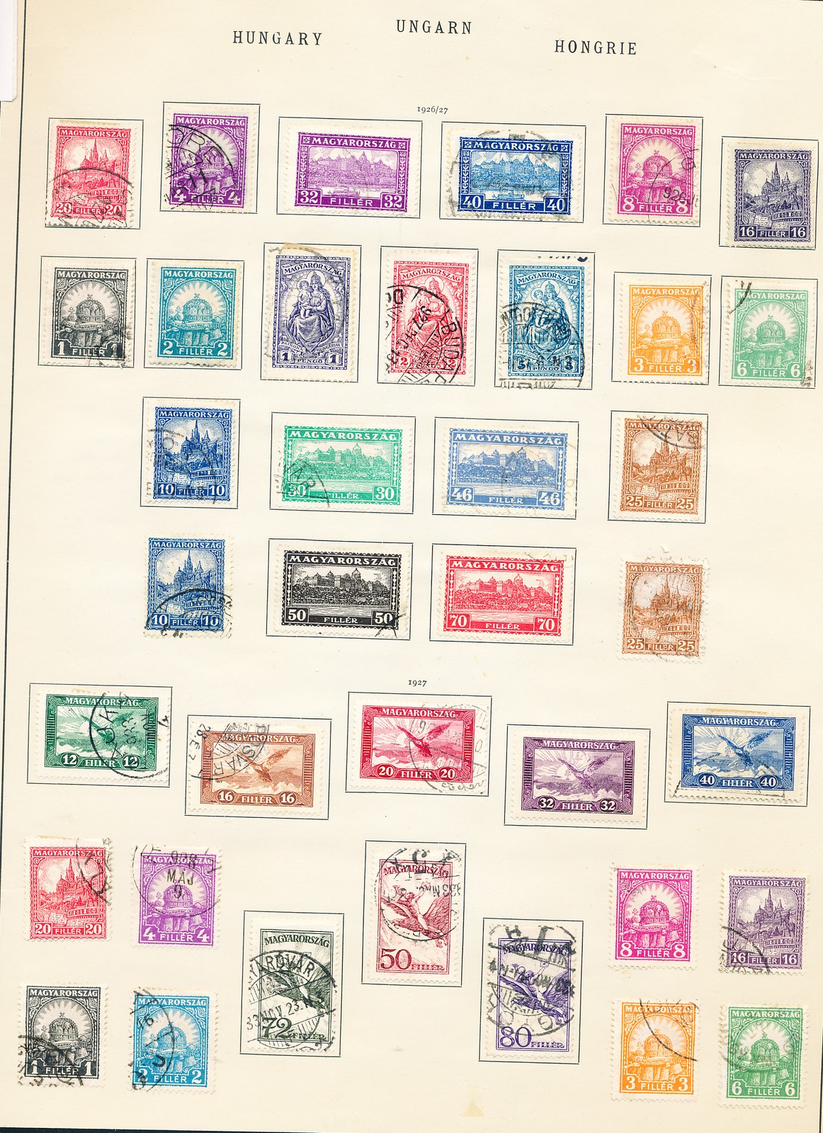 XE55440 Hungary 1926 selection of nice stamps fine lot mixed | eBay