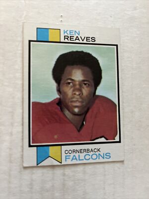 1973 Ken Reaves Atlanta Falcons Topps Football Card #308 | eBay