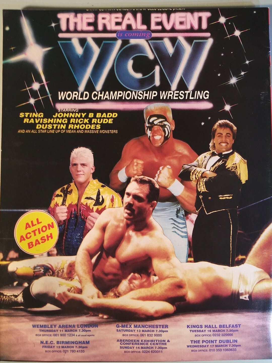 WCW MAGAZINE April 1993 Rick Rude 2 Cold Scorpio Missy Hyatt WWF PWI | eBay