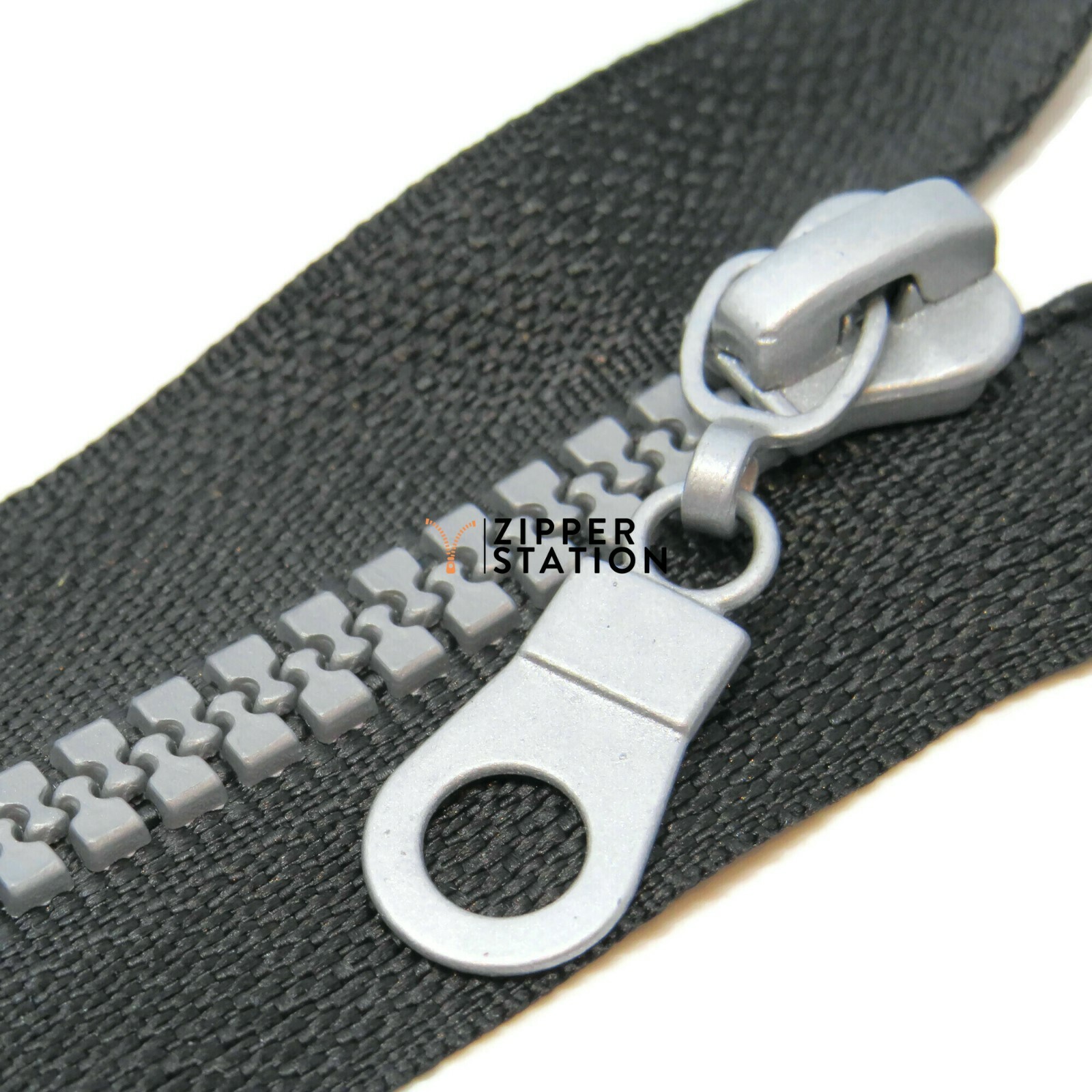 Closed End Chunky Plastic Teeth Zips - 14 to 30cms - Choice of zipper ...