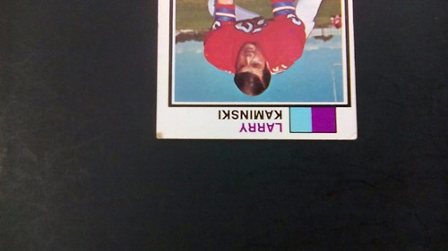 Football cards Larry Kaminski Denver Broncos No 503 Topps card T.C.G ...