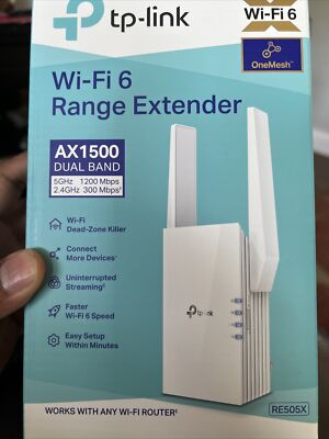 TP-LINK RE505X Extender Internet Booster 840030703317| eBay