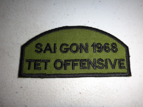 Vietnam War Subdued Patch SAIGON 1968 TET OFFENSIVE | eBay